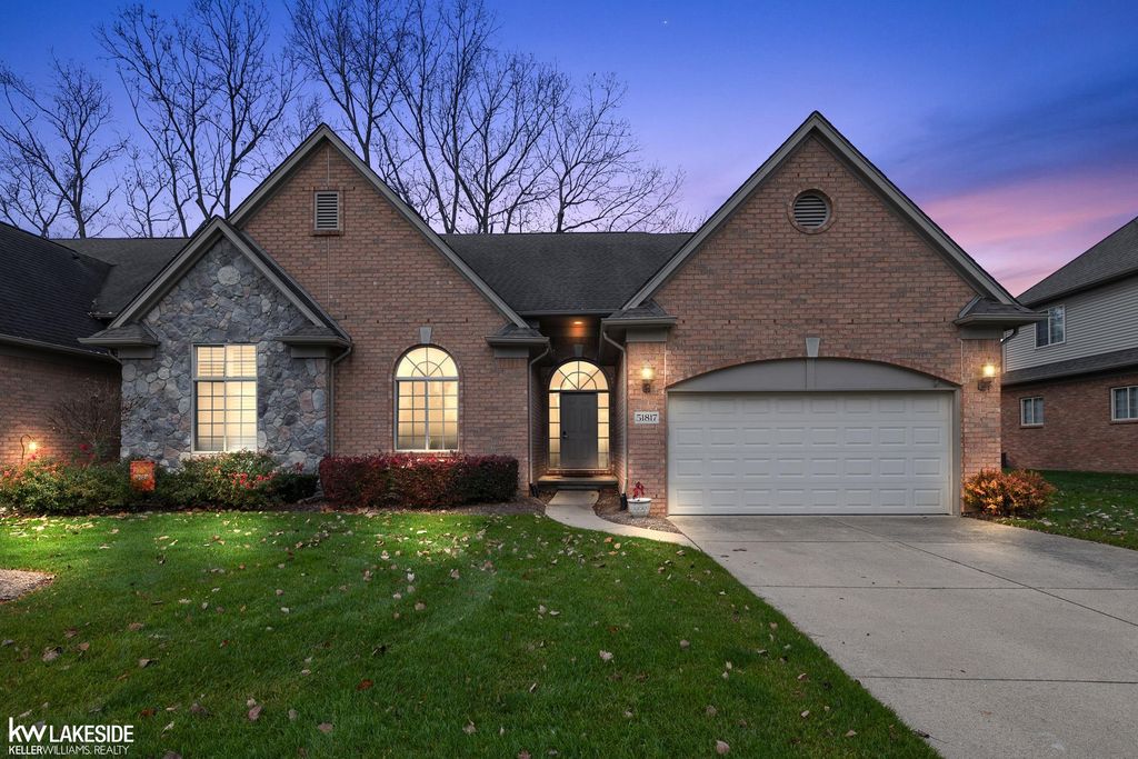51817 Stoneridge Dr, Shelby Township, MI 48316 - See Est. Value ...