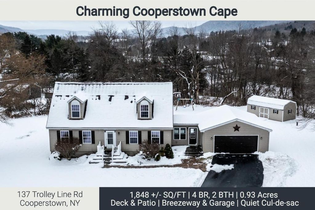 137 Trolley Line Rd, Cooperstown, NY 13326 - See Est. Value, Schools & More