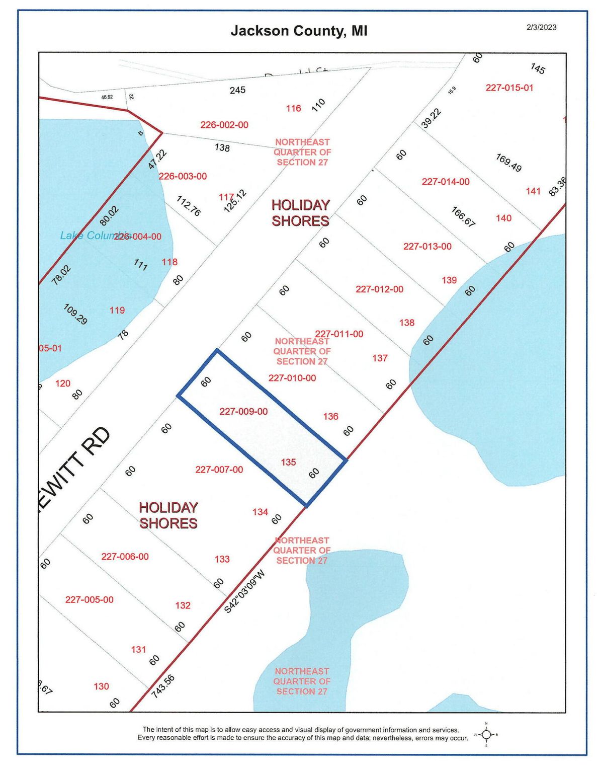 135 Hewitt Ct, Brooklyn, MI 49230 - See Est. Value, Schools & More